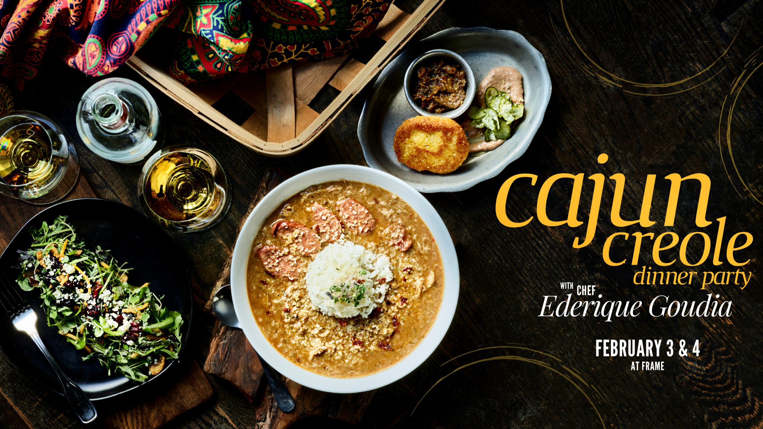 West African Wine Dinner by Chef Godwin Ihentuge of Yum Village at Frame