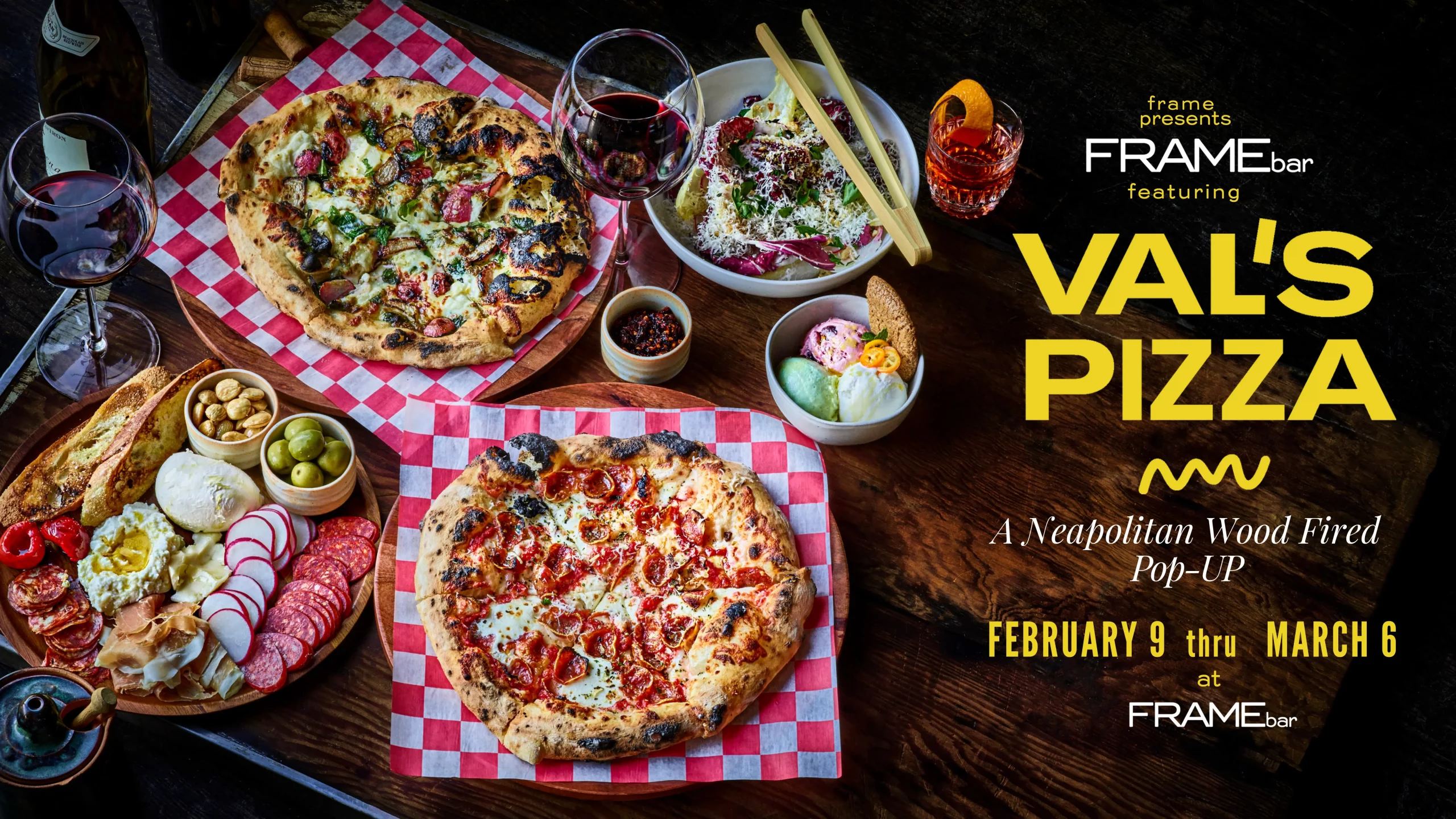 Val's Pizza-Ria: A Neapolitan Wood Fired Pop-Up at FRAMEbar