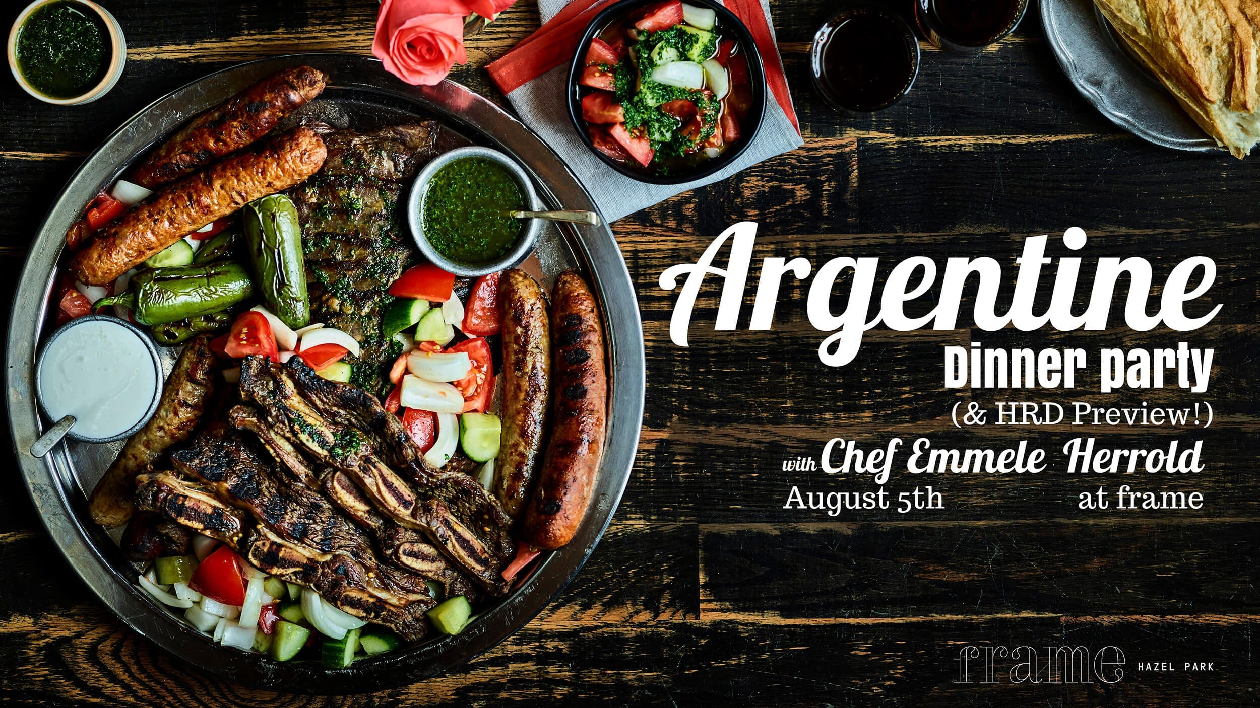 Argentine Dinner Party (& HRD Preview!) with Chef Emmele Herrold at frame