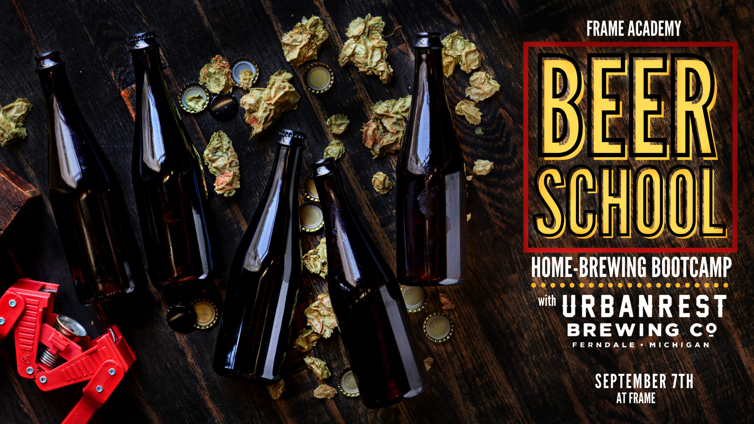 Beer School. Home-Brewing Bootcamp by Ferndale's Urbanrest Brewing ...