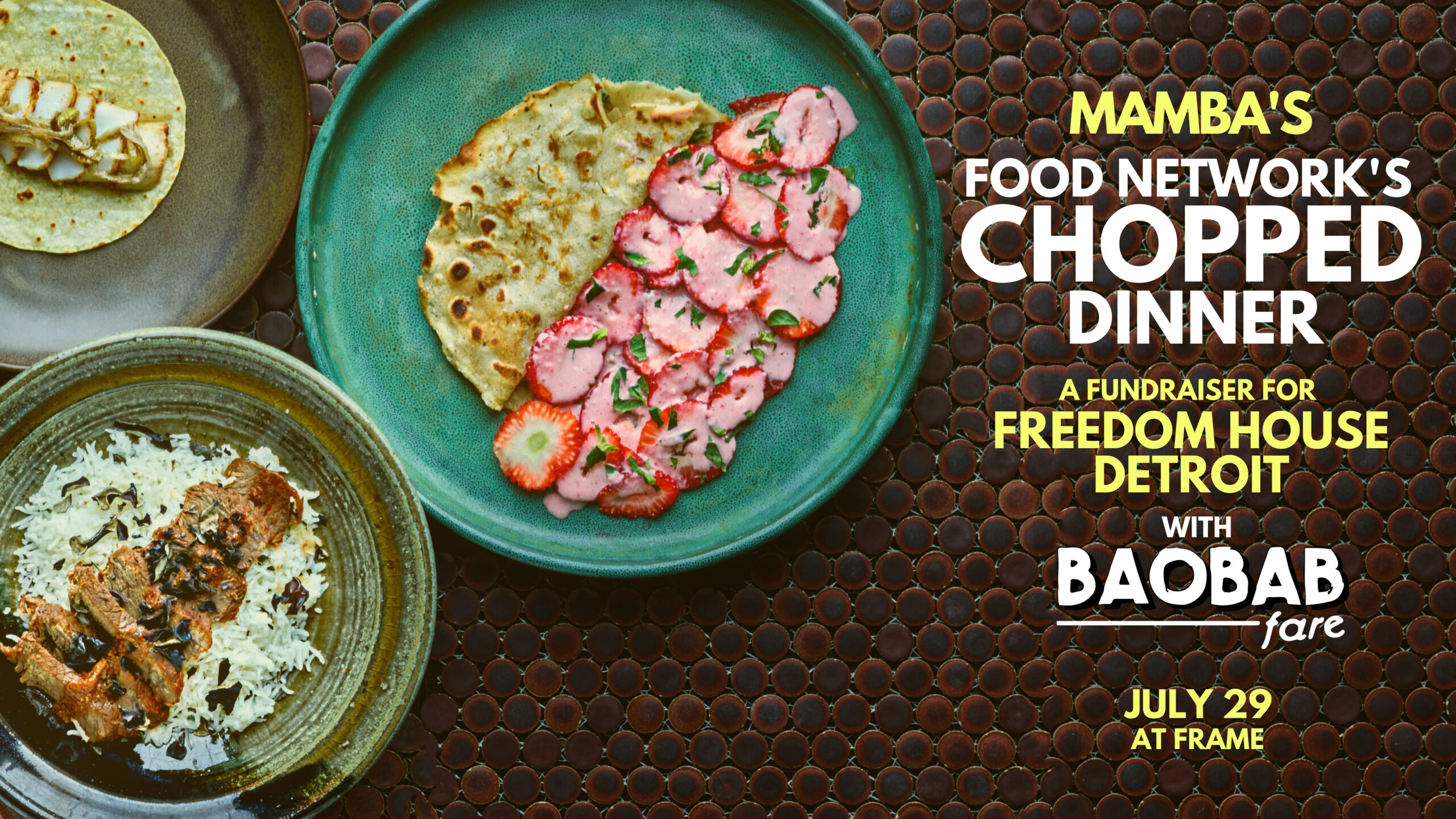 Mamba's 'Food Network's Chopped' Dinner: A Fundraiser for Freedom House