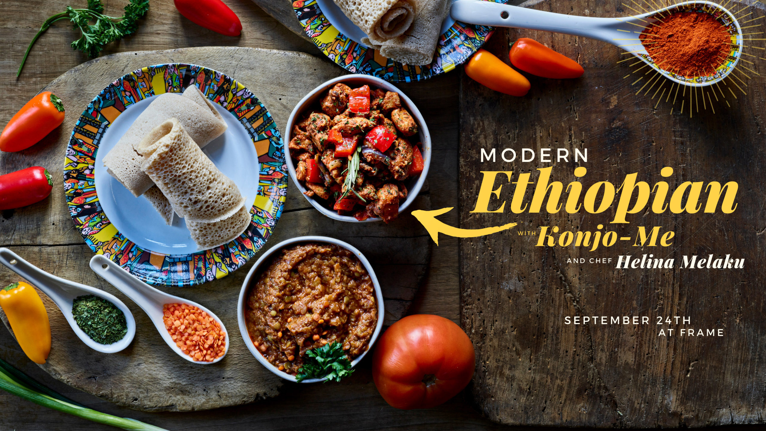 Modern Ethiopian with Helina Melaku of Konjo Me - Frame & FRAMEbar