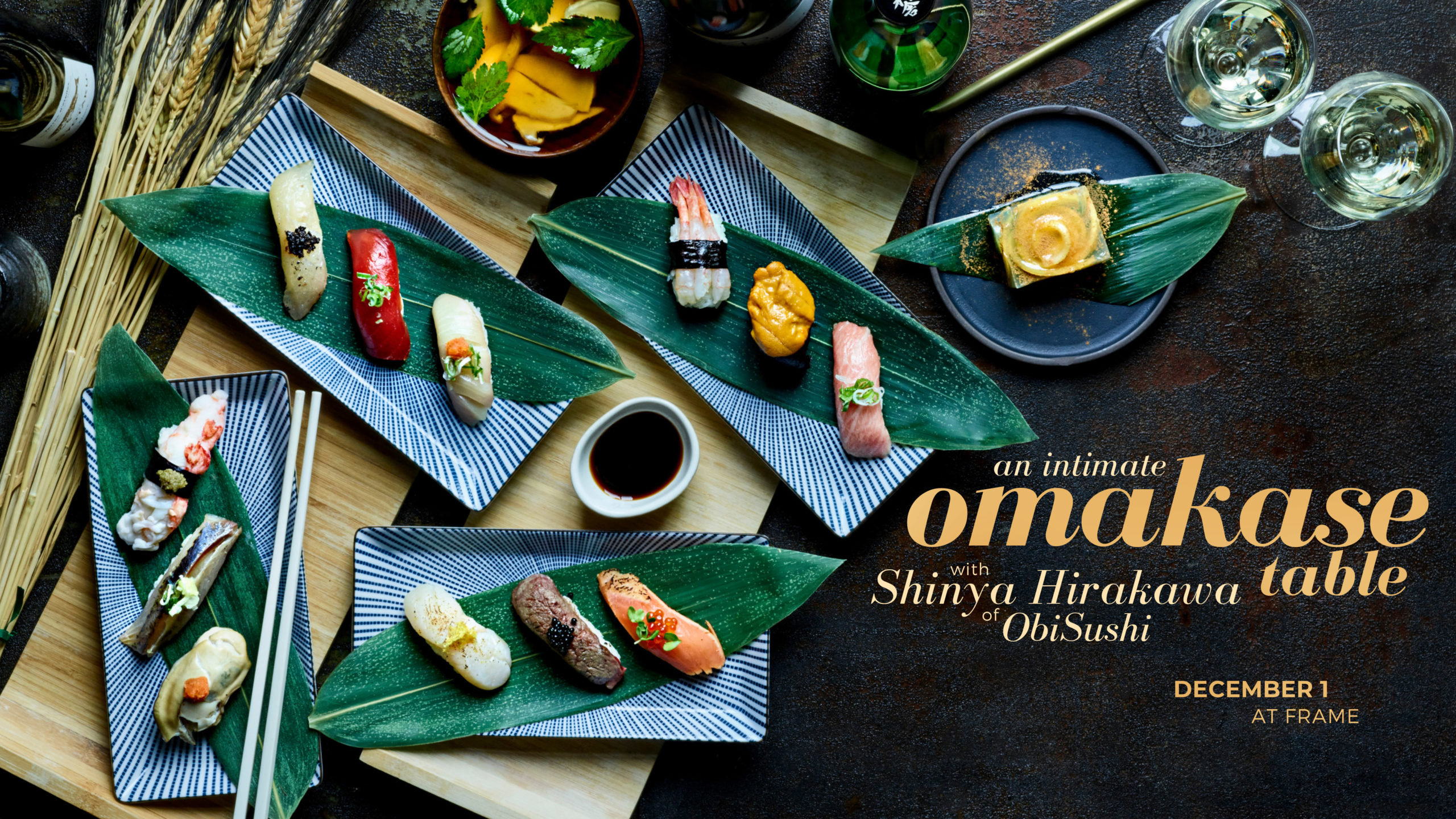 Omakase. An Intimate Table with Shinya Hirakawa of ObiSushi