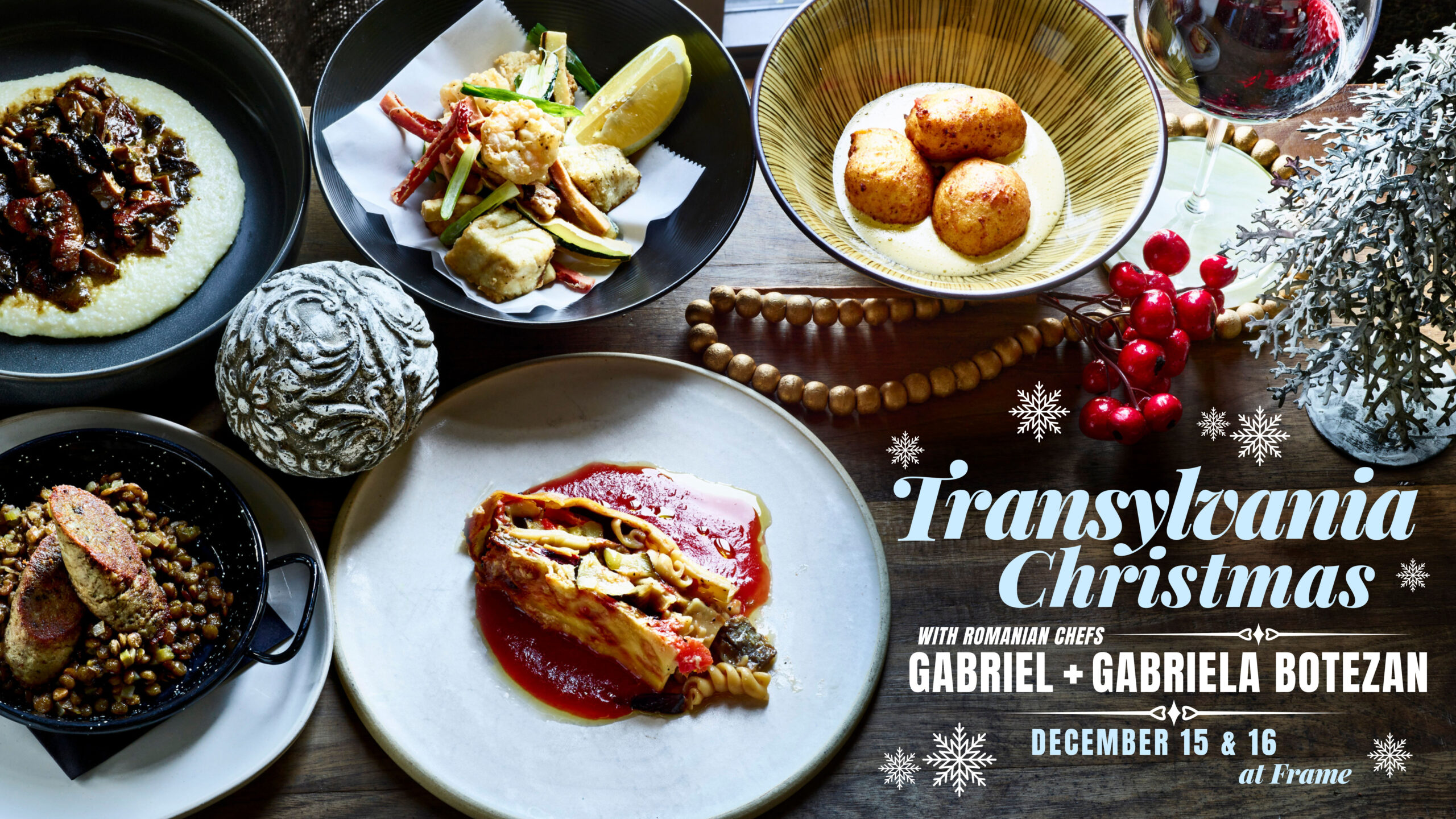 Transylvanian Christmas with Chefs Gabriel & Gabriela Botezan