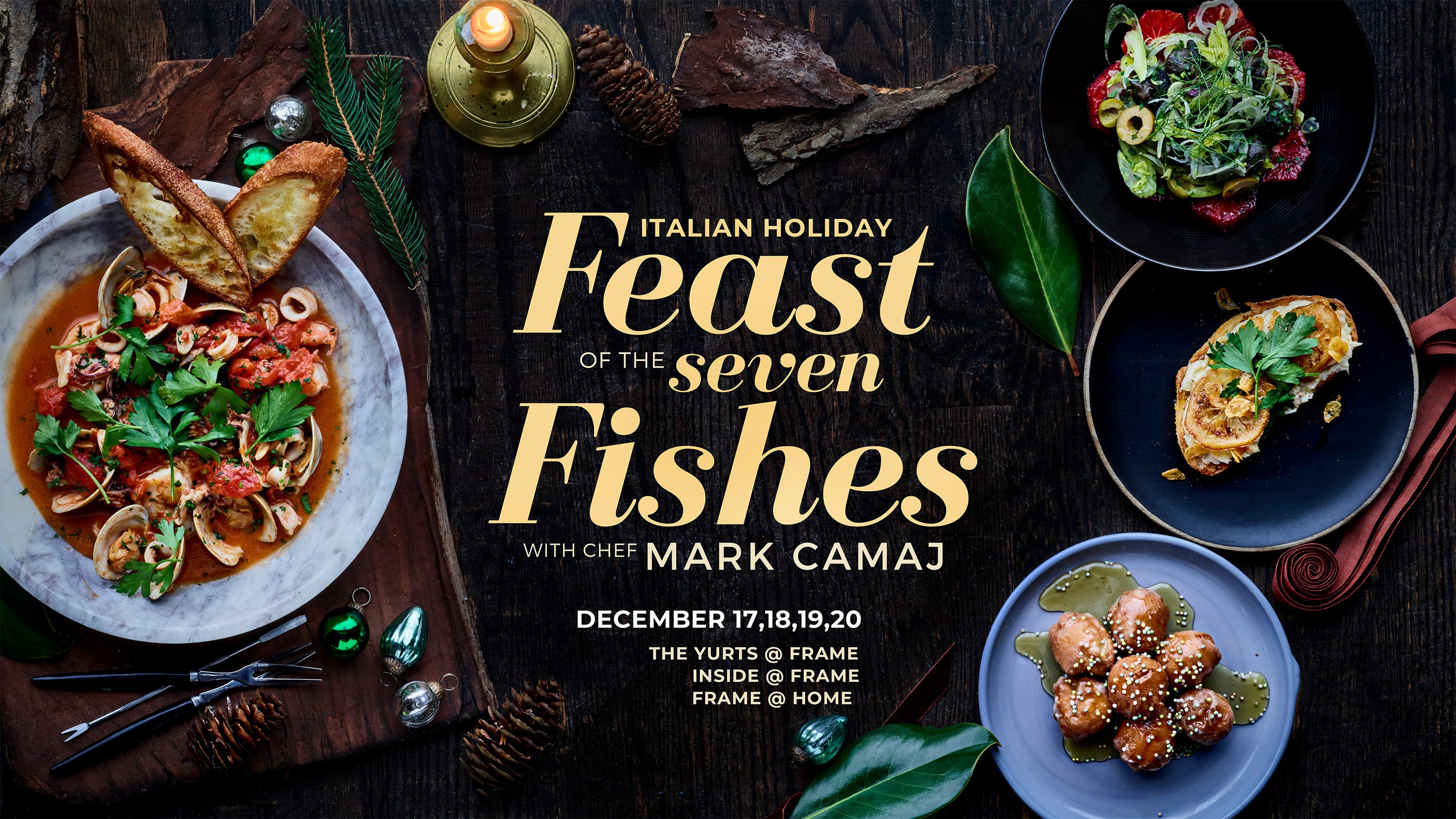 Italian Holiday Feast of the Seven Fishes with Chef Mark Camaj