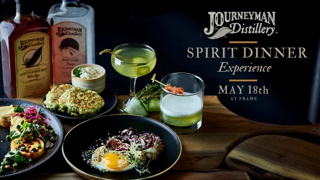 Journeyman Distillery Spirit Dinner Experience at frame